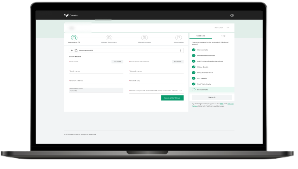 Process Configurator - Manch Tech